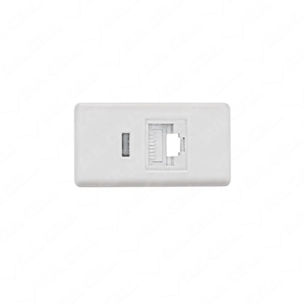 Modulo Tomada RJ45 (CAT6) Branco -Tramontina (57115056) - Acabaram de Chegar